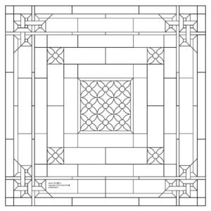 Square Panel Design 012 | Action Bevel