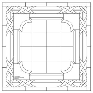 Square Panel Design 038 | Action Bevel