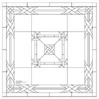 Square Panel Design 043 | Action Bevel