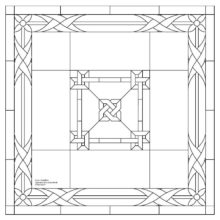 Square Panel Design 043 | Action Bevel