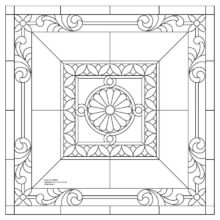 Square Panel Design 050 | Action Bevel