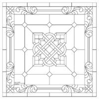 Square Panel Design 051 | Action Bevel