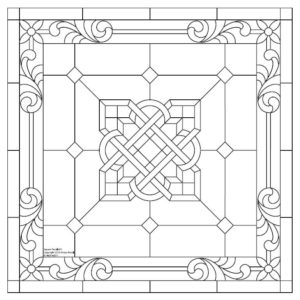 Square Panel Design 051 | Action Bevel