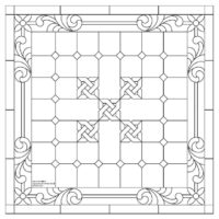Square Panel Design 054 | Action Bevel