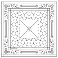 Square Panel Design 070 | Action Bevel