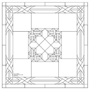 Square Panel Design 073 | Action Bevel