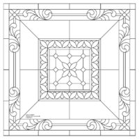 Square Panel Design 074 | Action Bevel