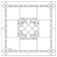 Stained Glass Square Panel Patterns | Action Bevel